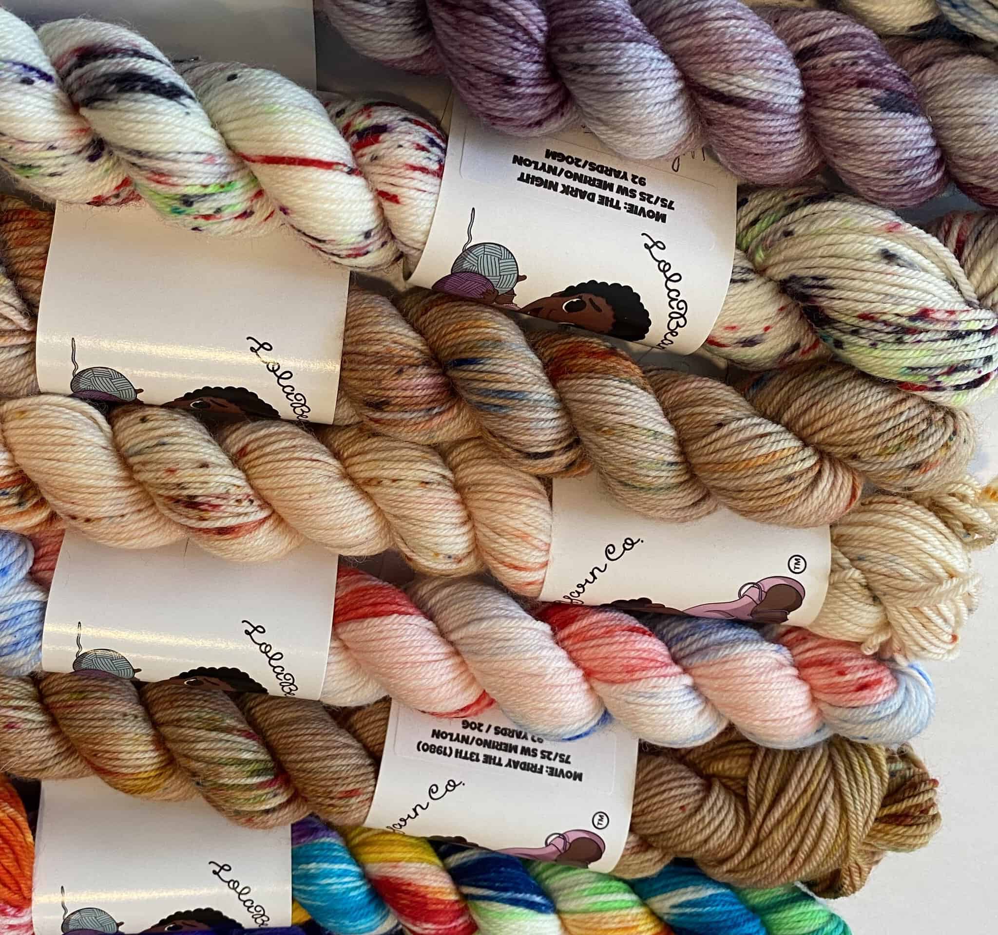19 mini skein set of Lola Bean yarns – Indie Untangled