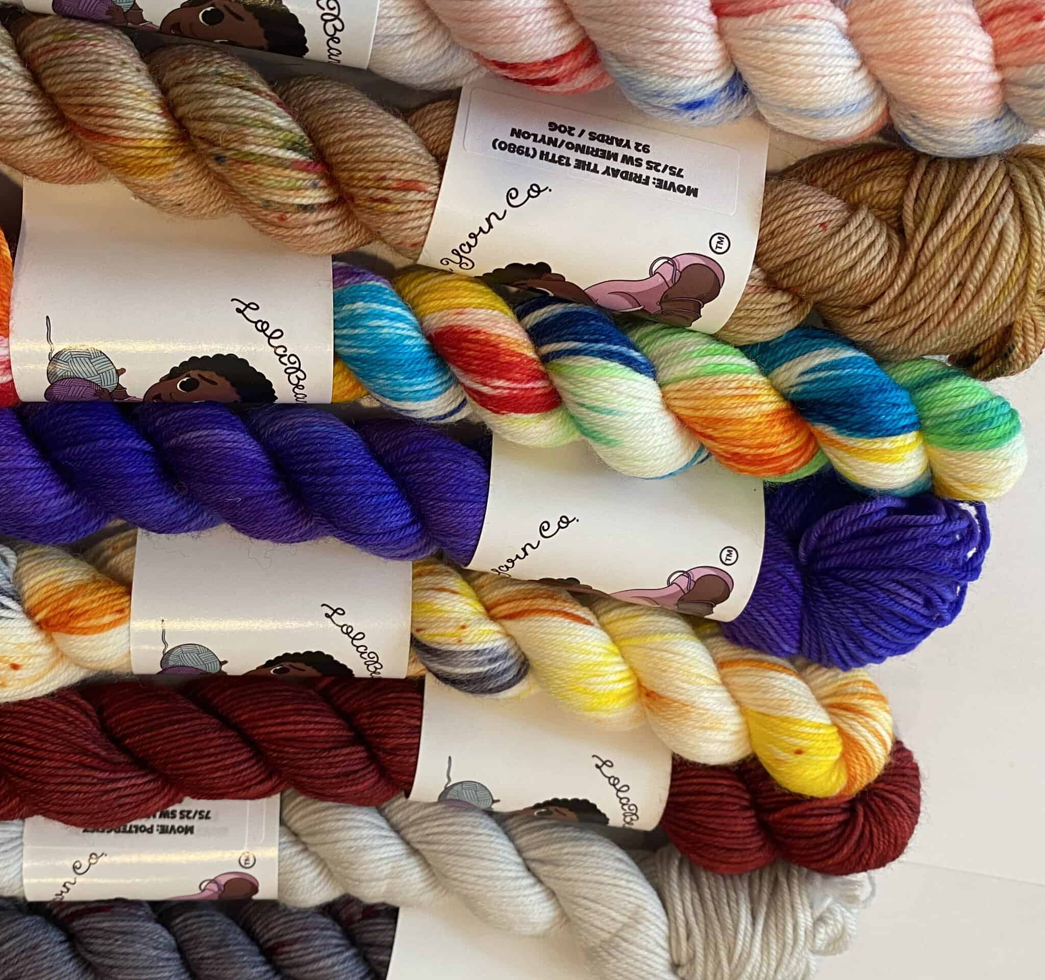 19 mini skein set of Lola Bean yarns – Indie Untangled